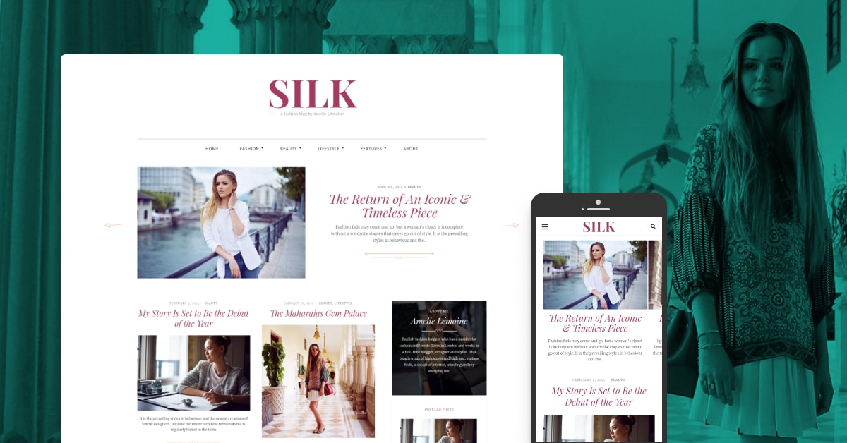 Silk - Fashion Blog WordPress Theme by Pixelgrade