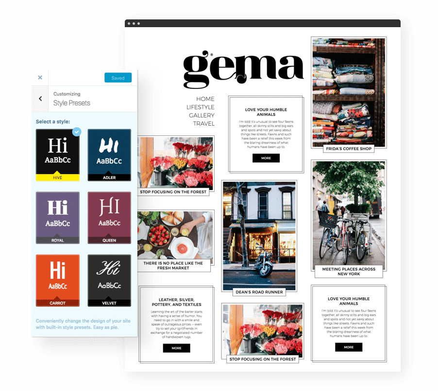 Gema Blogging WordPress Theme - Pixelgrade