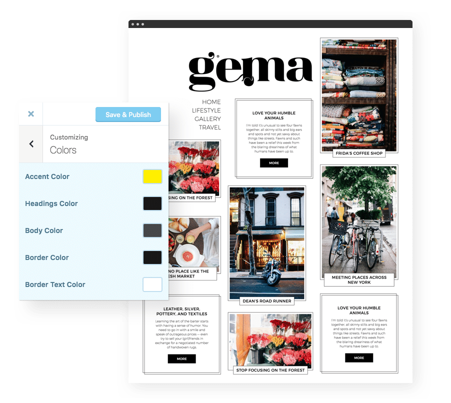 Gema Blogging WordPress Theme - Pixelgrade