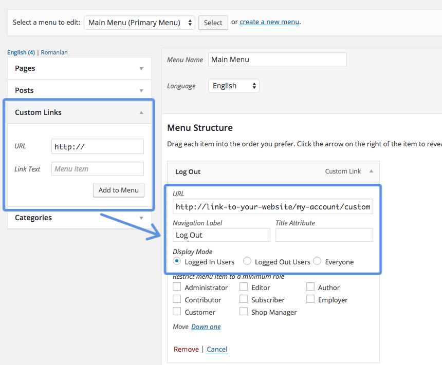 How to Create a Log Out Link in Your Menu – Listable WordPress Theme Documentation – Pixelgrade