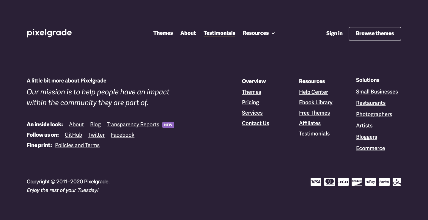 Creating Your Website s Footer From A Sitemap To A Smart Layout